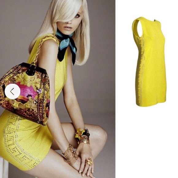 Versace | Dresses | Rare Versace For Hm 0 Silk Dress | Poshmark